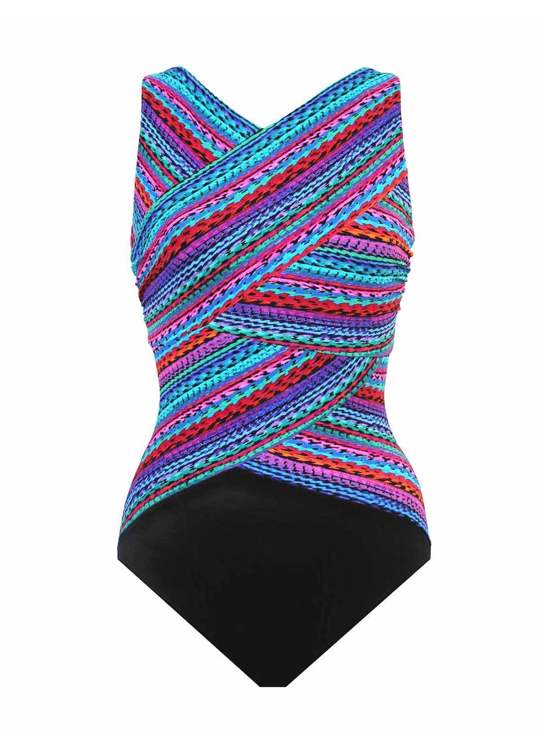 Maillot De Bain Gainant Brio Multicolor Carnivale M Miraclesuit